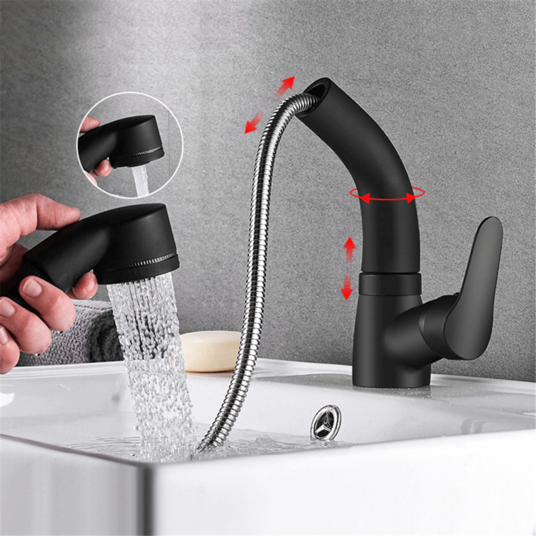 Height Adjustable Pull out Sink Tap - Top Kitchen Gadget