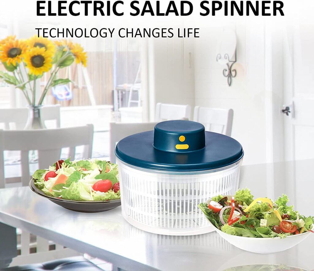 Electric Salad Spinner - Top Kitchen Gadget