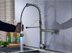 LED Kitchen Faucet with Pull Down Sprayer - Top Kitchen Gadget