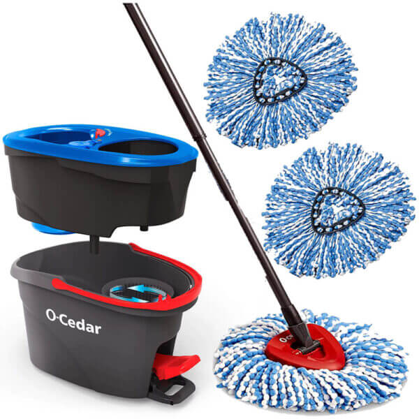 Microfiber Spin Mop with 2 Extra Refills - Top Kitchen Gadget