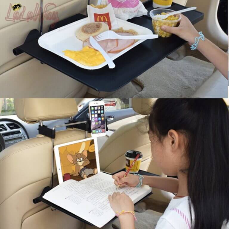 Car Tray for Food Drink and Writing Laptop Work - Top Kitchen Gadget