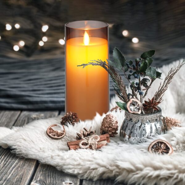 LED Glass Candle Decoration for Christmas - Top Kitchen Gadget